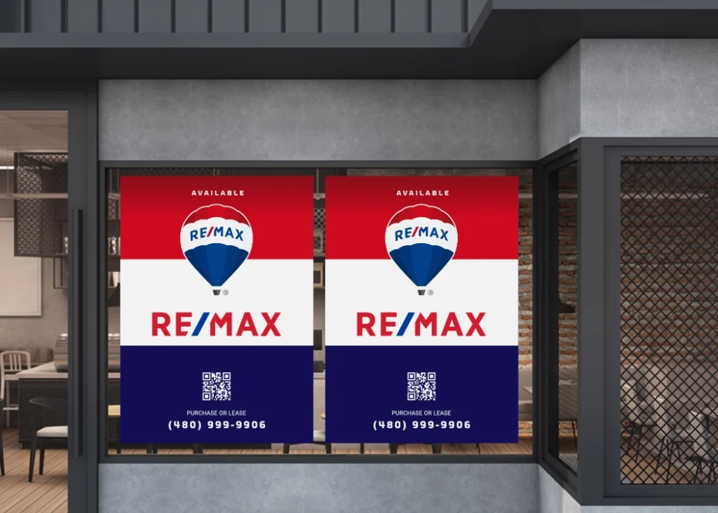 Perforated Window Graphics Clings – control p